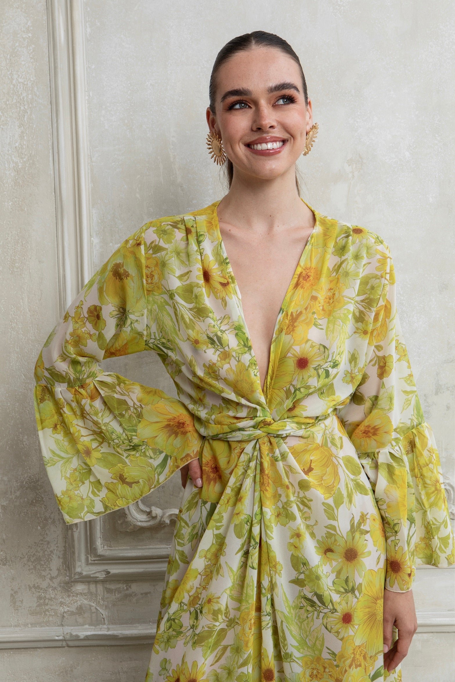 CITRUS POLYMORPHIC KIMONO DRESS – Eveleya