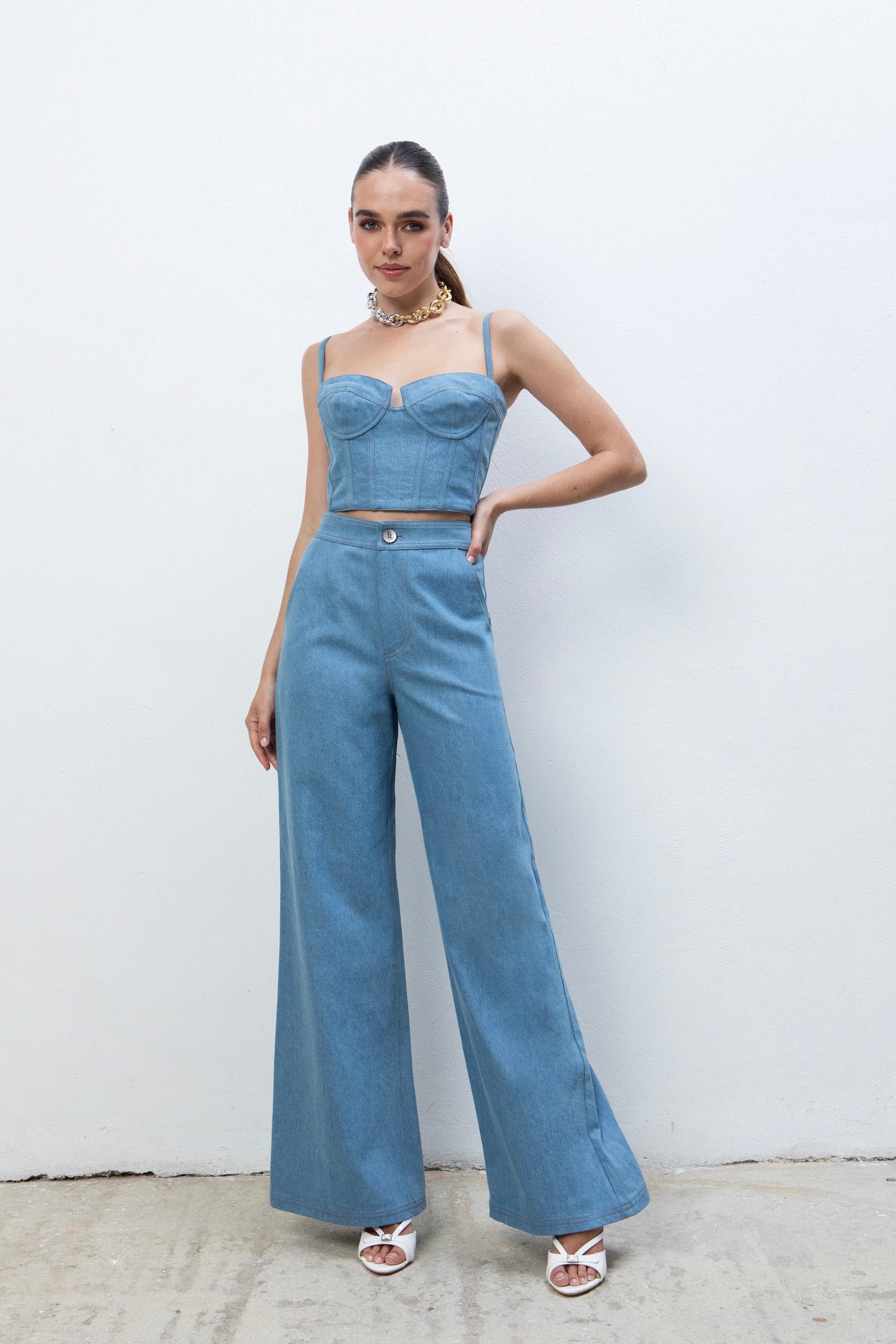 LINEA DENIM BUSTIER – Eveleya